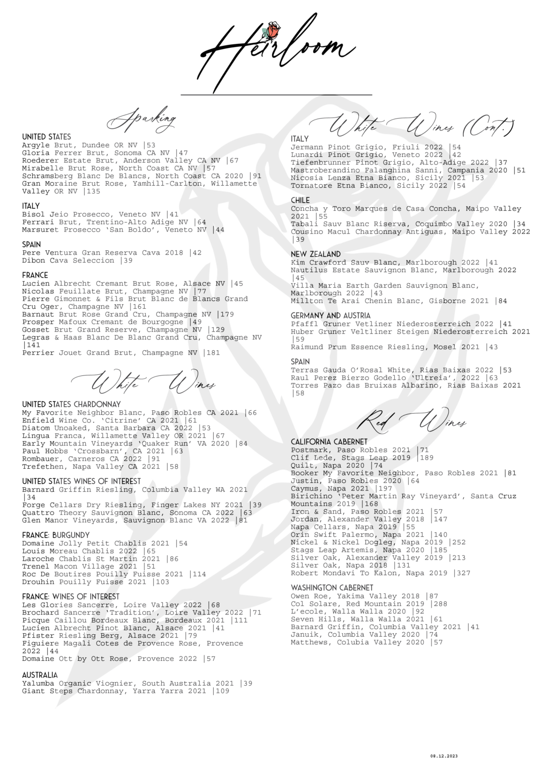 Drink Menu Heirloom drink-menu-heirloom